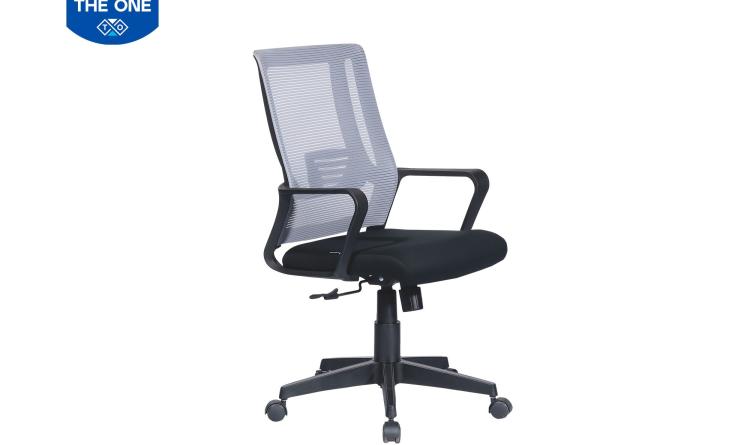 GHẾ LƯỚI NHÂN VIÊN GL123 CHÂN THÉP MẠ